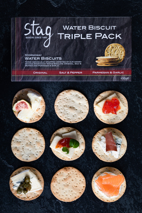 Stornoway Water Biscuit Triple Pack - Stag Bakeries